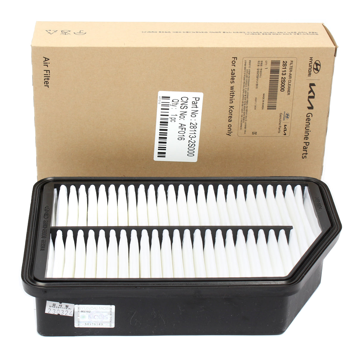 GENUINE Air Cleaner Filter for 10-15 Hyundai Tucson 11-16 Sportage 281 ...