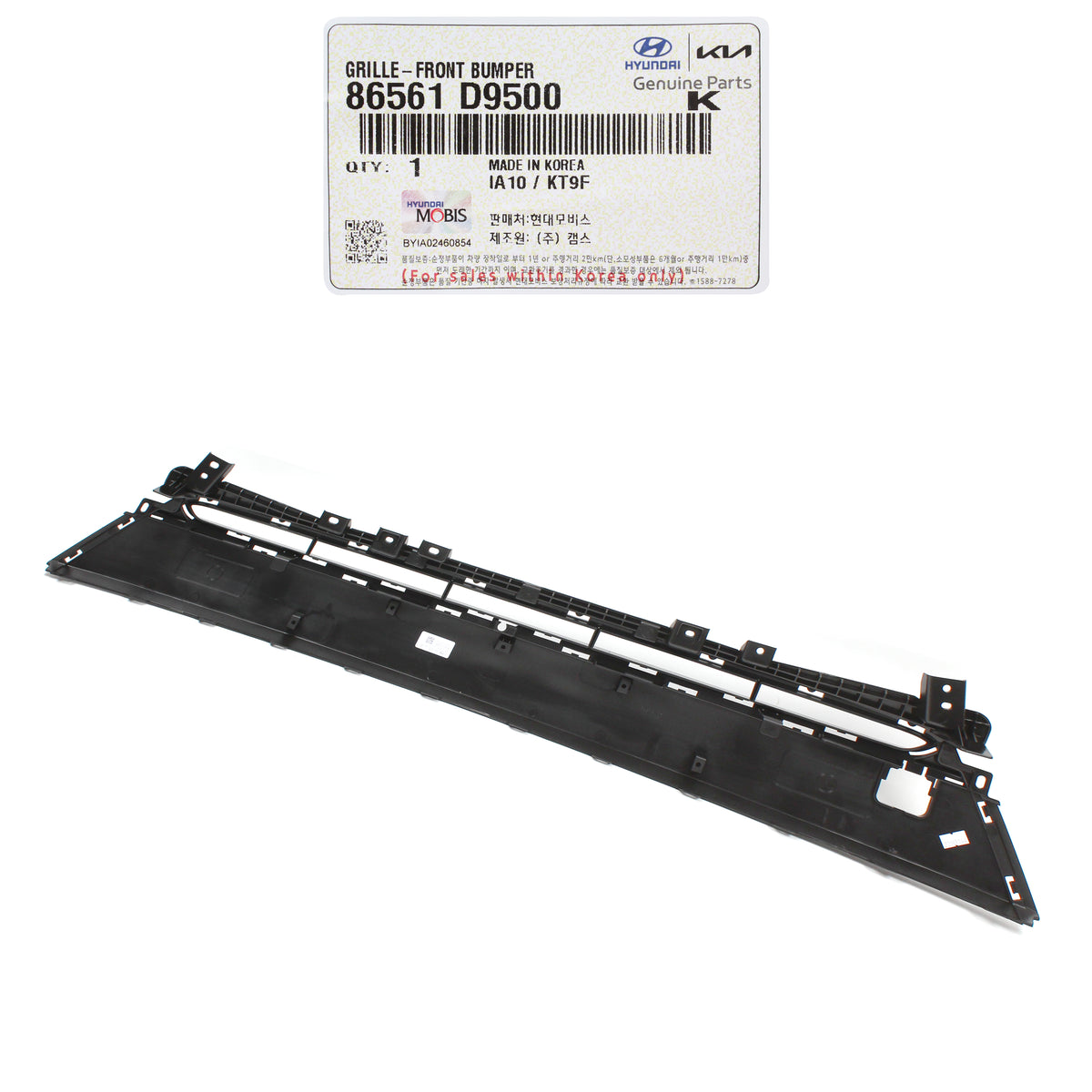 GENUINE Front Bumper Center Grille for 2020 2021 2022 Kia Sportage 865 ...