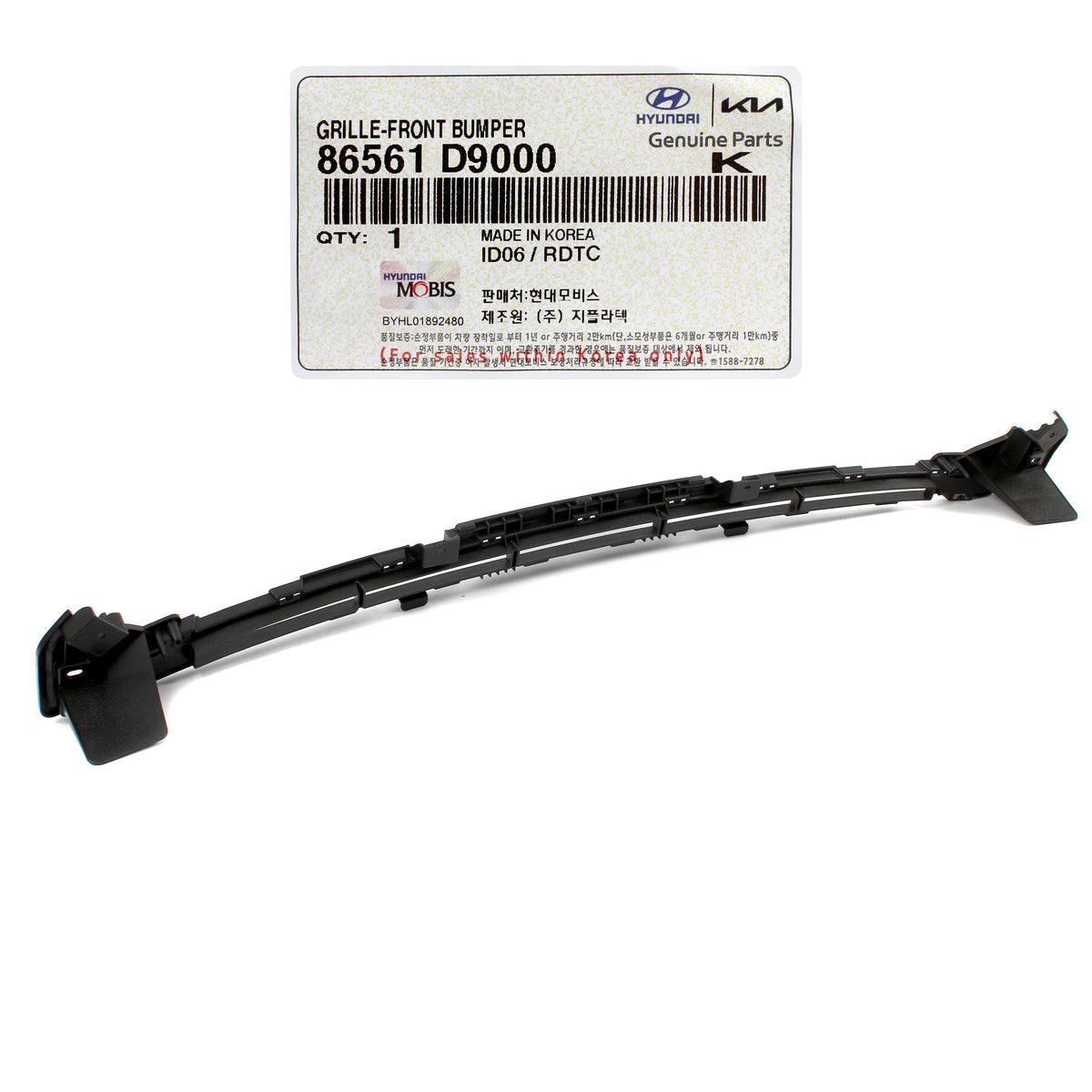 GENUINE Front Bumper Center Grille for 2017-2019 Kia Sportage 86561D90 ...