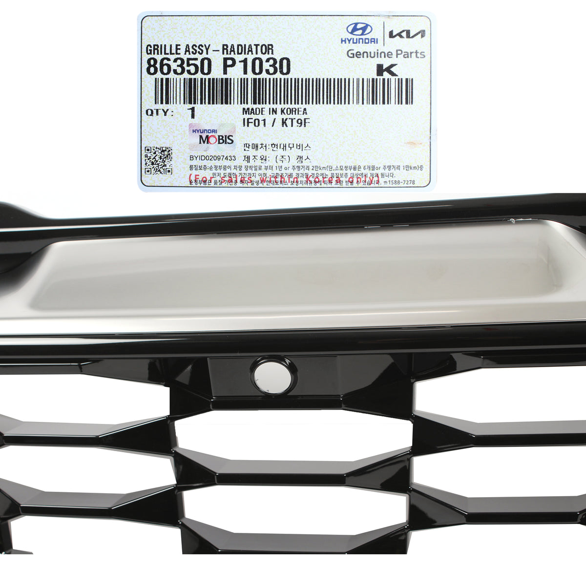 GENUINE Radiator Grille for 2023 2024 Kia Sportage 86350P1030 - True ...