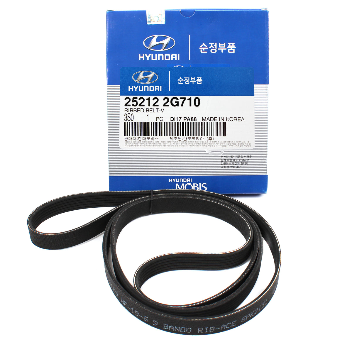 OEM V-Ribbed belt for Hyundai Kia Sonata Tucson Optima Sportage 2011-2 ...