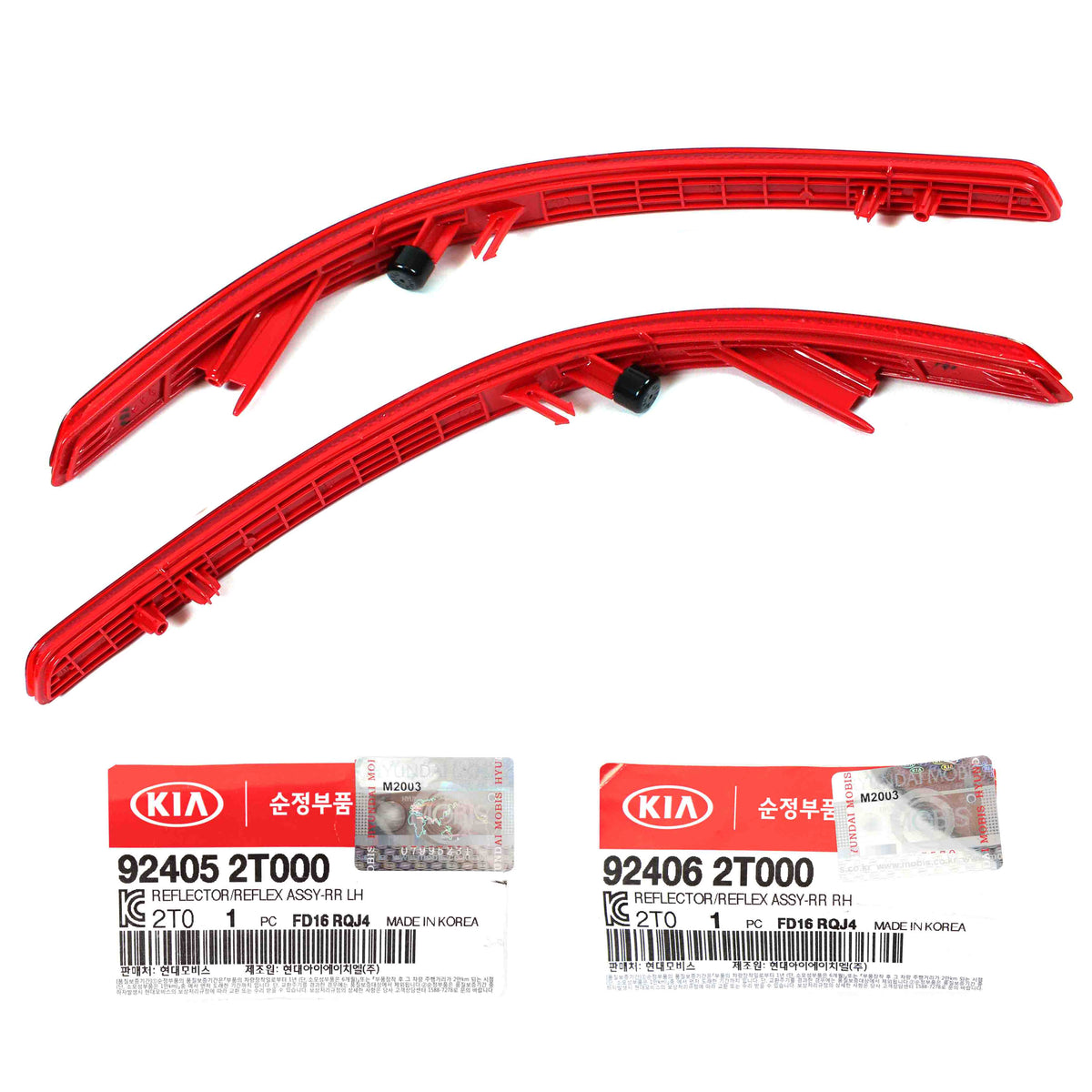 REAR Bumper Reflector LEFT & RIGHT GENUINE for 11-13 Kia Optima 924052 ...