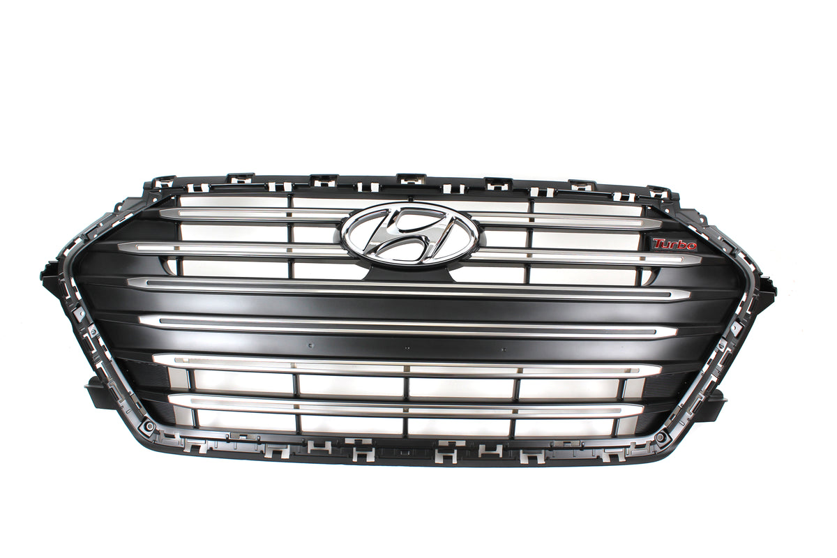GENUINE Radiator Grille & Molding for 2017 2018 Hyundai Elantra 1.6L 8 ...