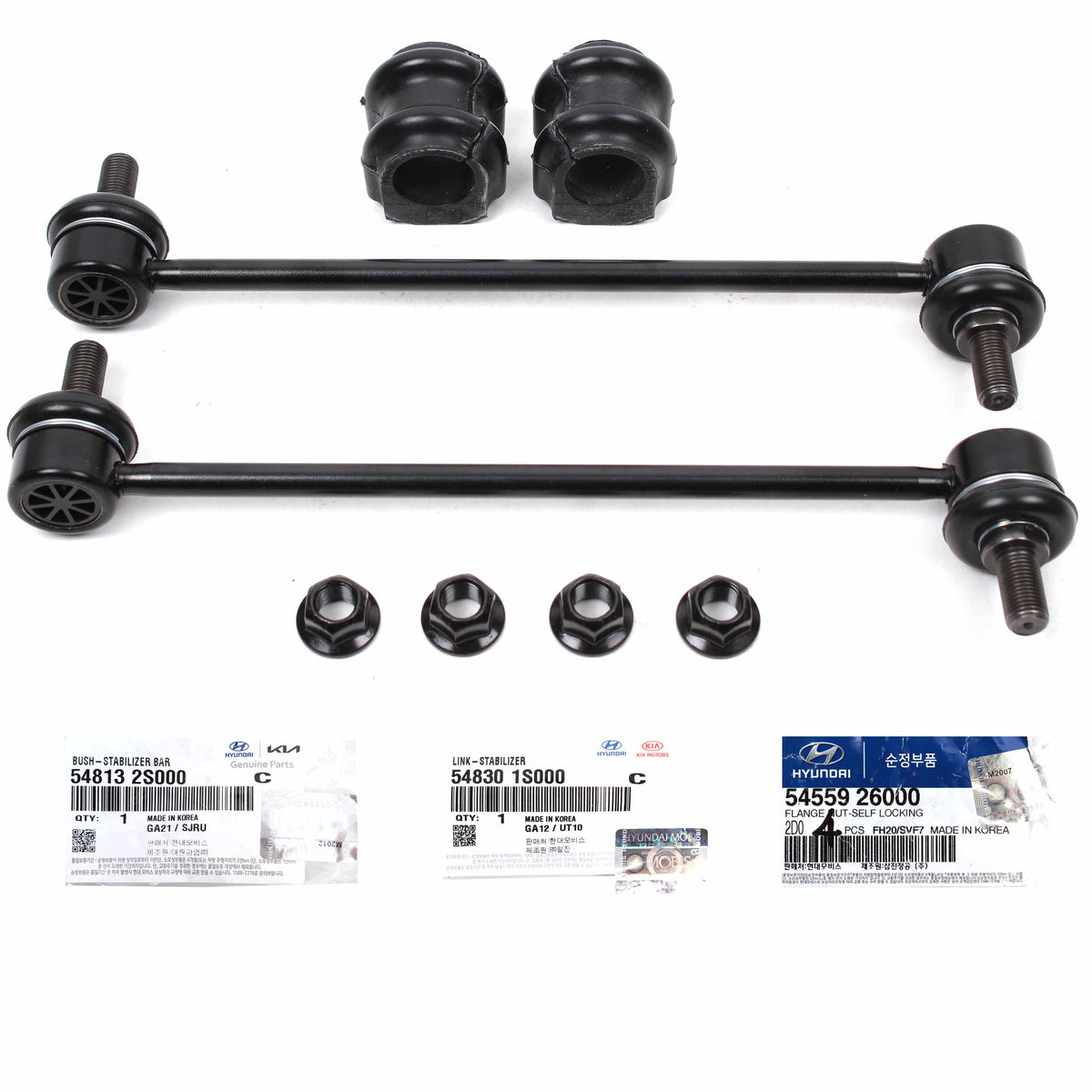 OEM Stabilizer Bar Link & Bushing Kit for 11-15 Tucson Sportage 548302 ...