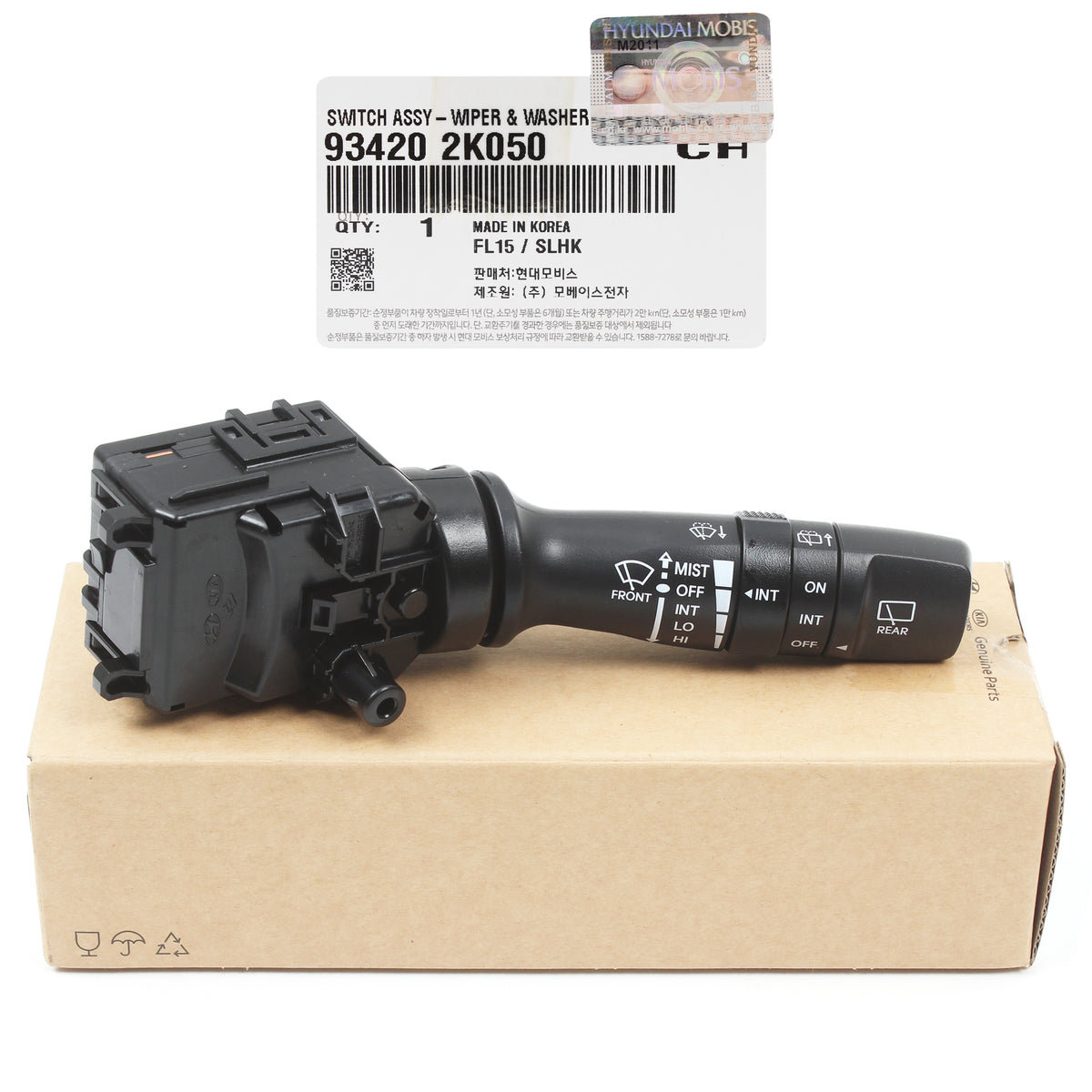 GENUINE Wiper Switch for 10-17 Accent Tucson Forte Soul Sportage 93420 ...